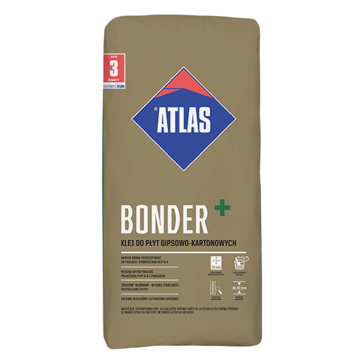 Atlas Bonder+ ( lijm voor gipsplaten ) 20kg | Egaline Online