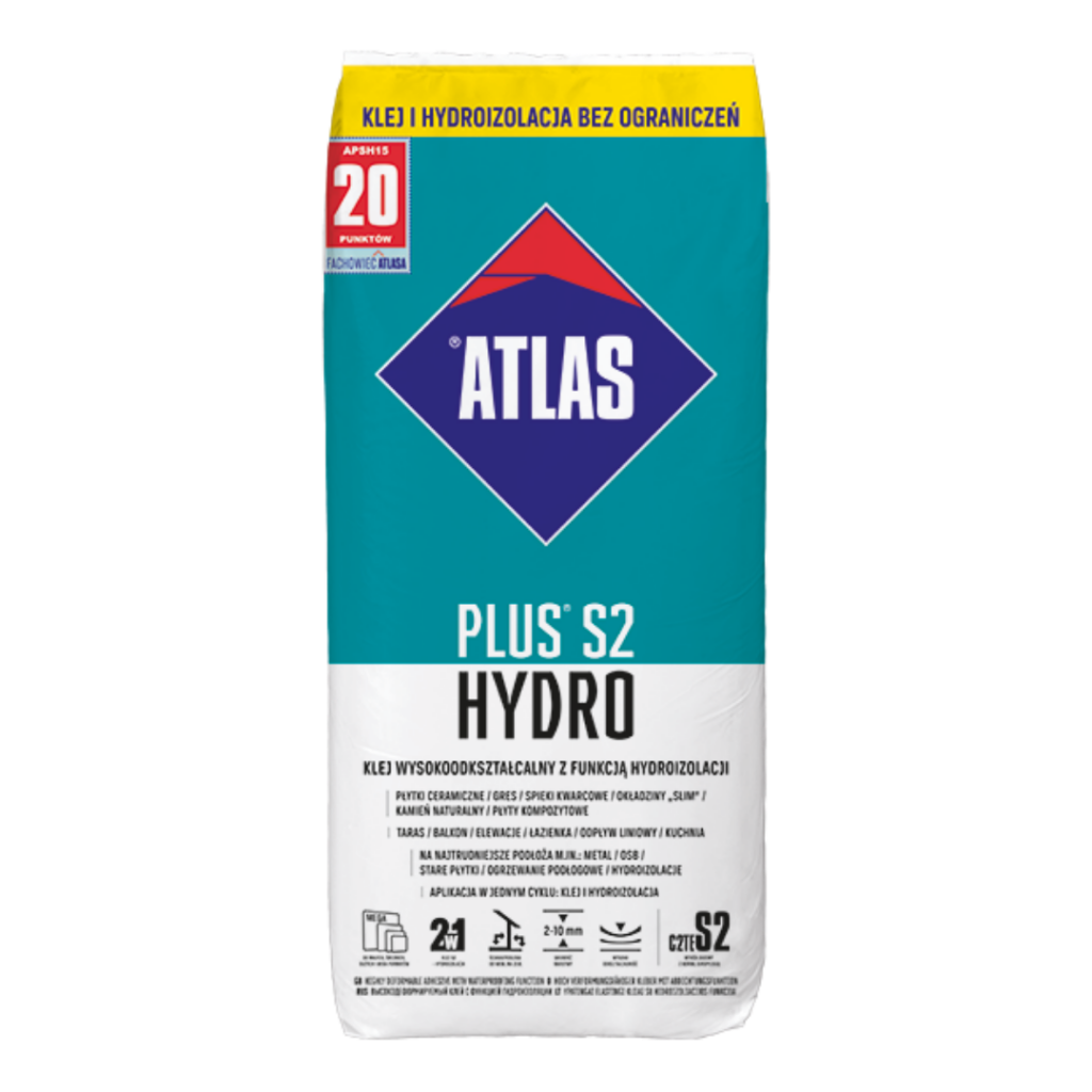 Atlas Plus S2 Hydro (C2TE-S2 2-10 mm) 15kg zeer flexibele tegellijm